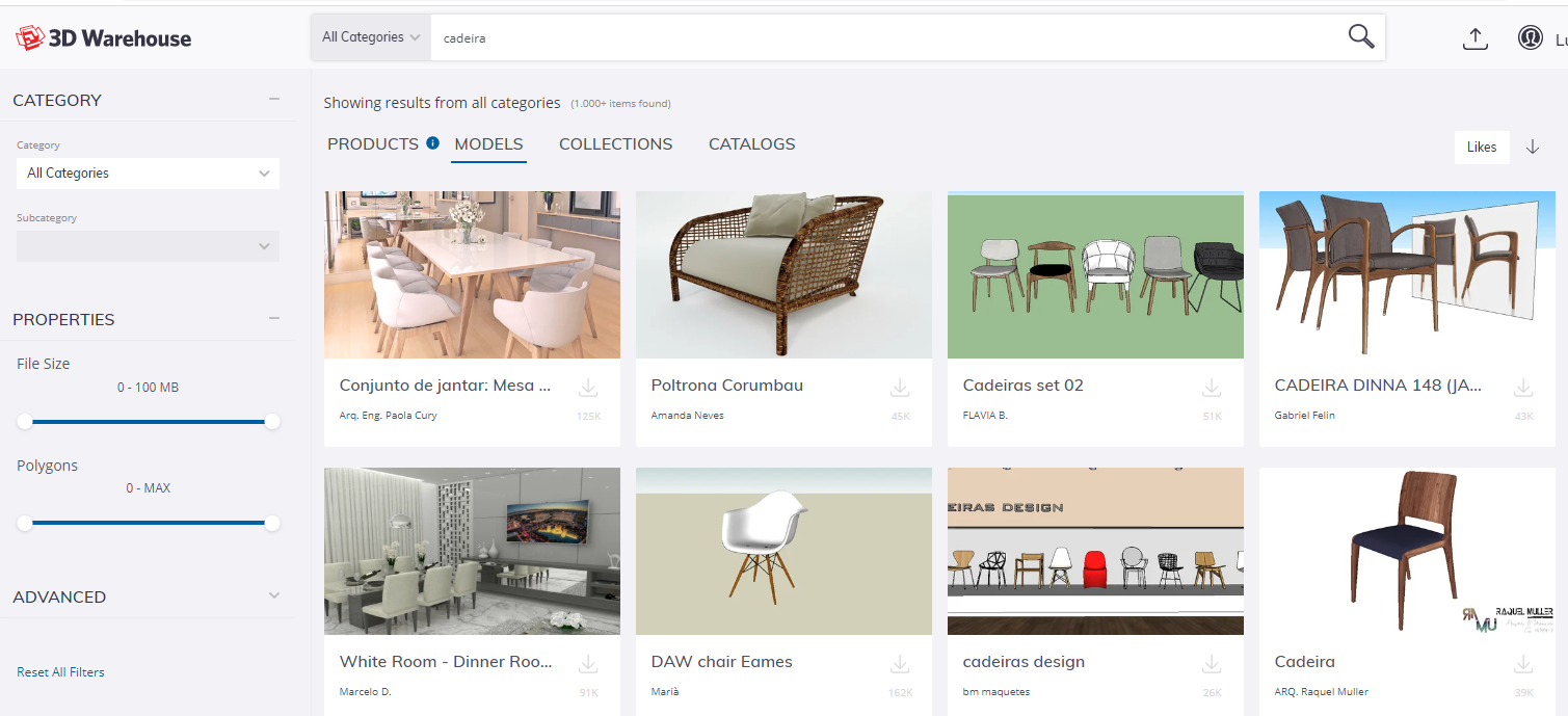 10 dicas para localizar bons blocos no 3D Warehouse! - Blog totalCAD